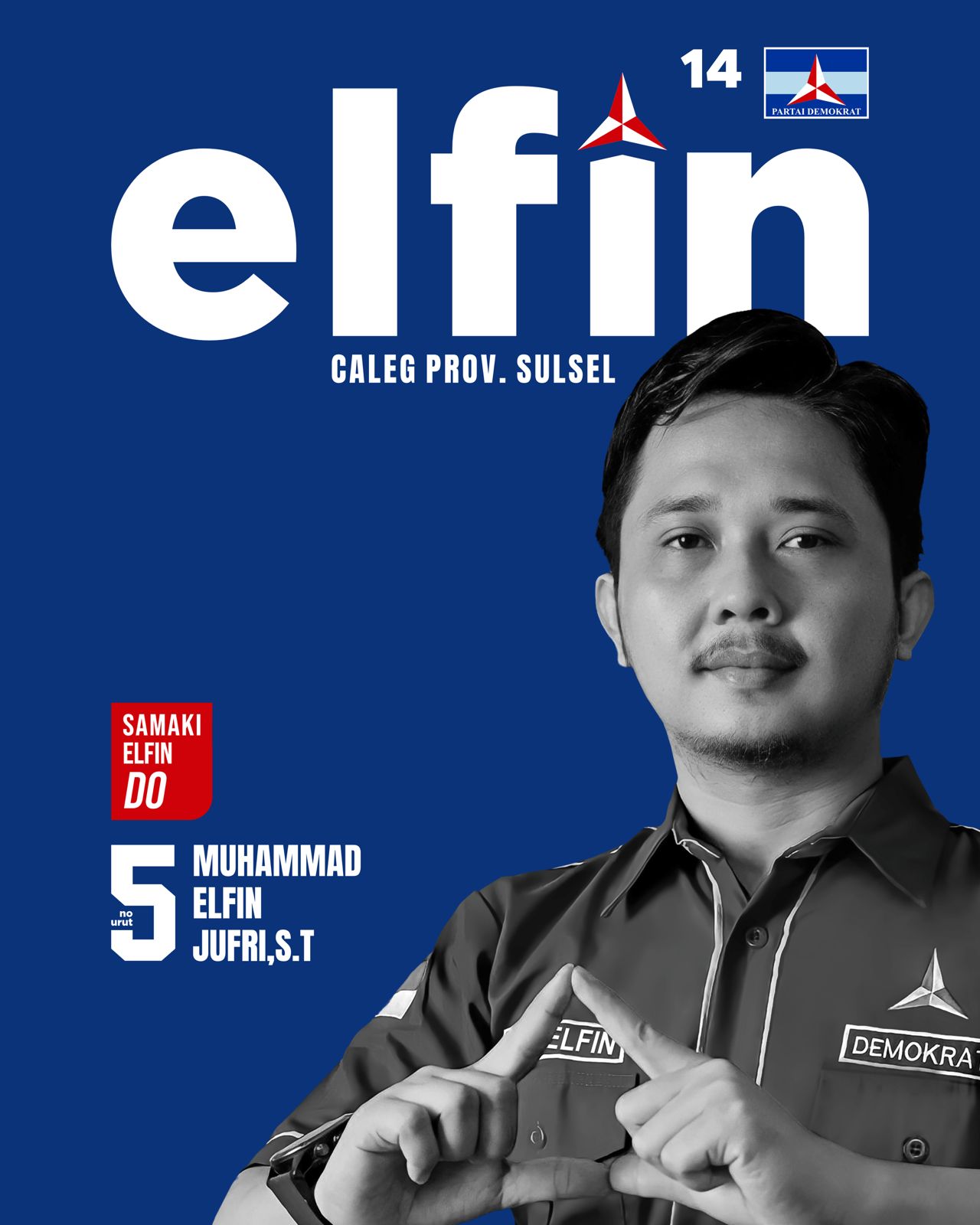 Muh Elfin Jufri, S.T. caleg muda yang janjikan keterwakilan bagi kaum milenial Bulukumba- Sinjai ...